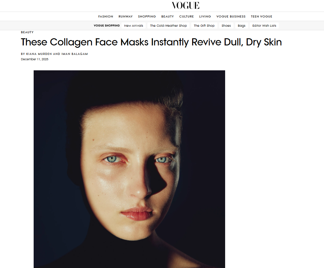 Vogue Names OOTD As One of the Best Collagen Face Masks – OOTD BEAUTY